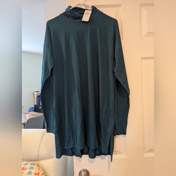 J. Jill | Tops | Jjill Rich Teal Long Sleeve Turtle Neck Top | Poshmark